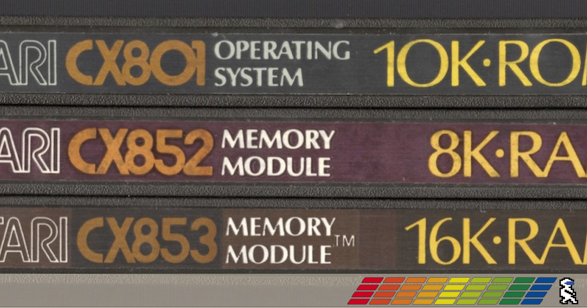 New Labels – 800 Personality/Memory Modules – Atari 8Bit