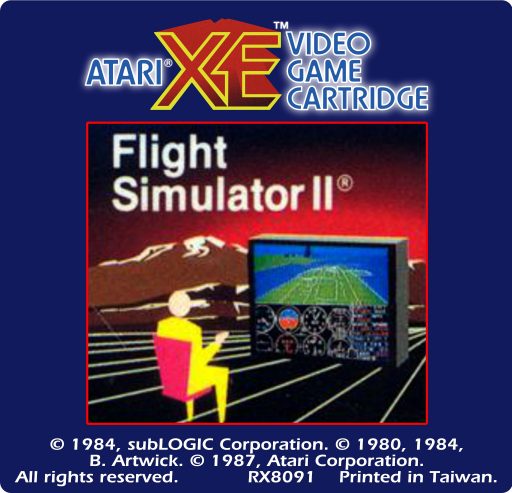 091-XEGS-Flight-Simulator﻿﻿-II – Atari 8Bit